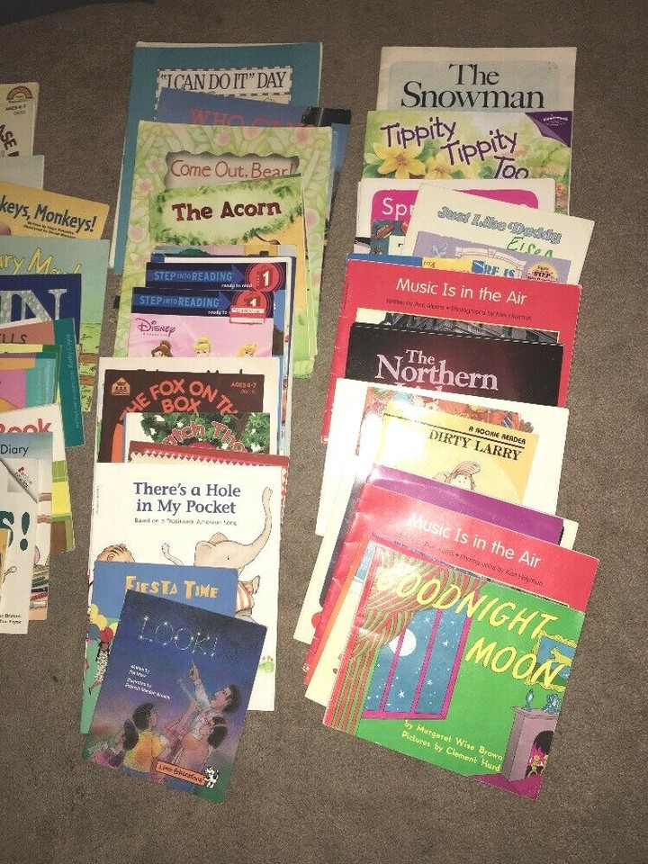9 excellent condition pb books KINDERGARTEN LEVEL -reading practice ...