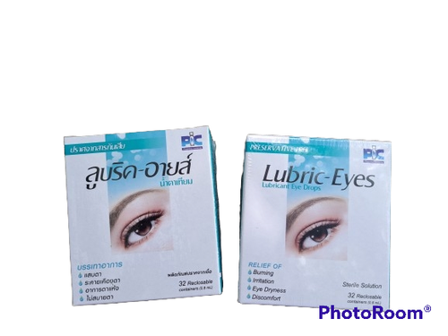 2x Lubric-Eyes Lubricant Eye Drops Preservative Free 32 Reclosable (0 ...