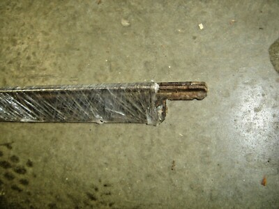 Antique Salvage Pair Iron Bed Rails ~ slide in 75" long #623A | eBay