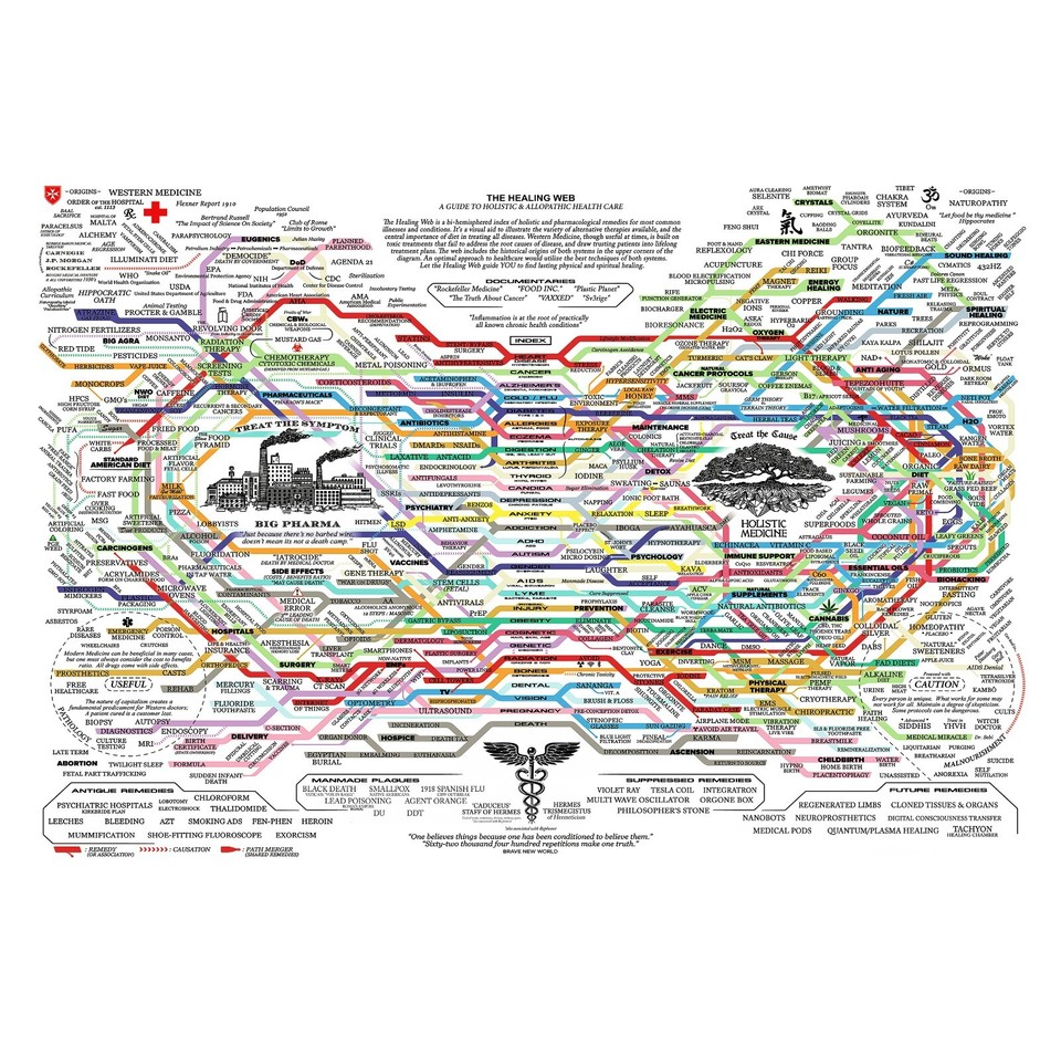 The Healing Web Poster | eBay