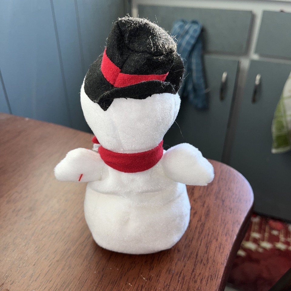 Ultra Rare Snowball TY Beanie Baby Snowman Style 4201 many Errors 1996 ...