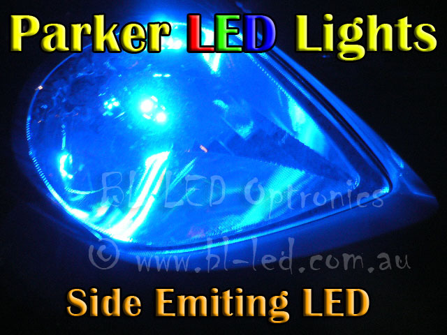 Universal Blue LED Parker Xenon HID Cool Lights Bulbs T10 194 168 Wedge ...