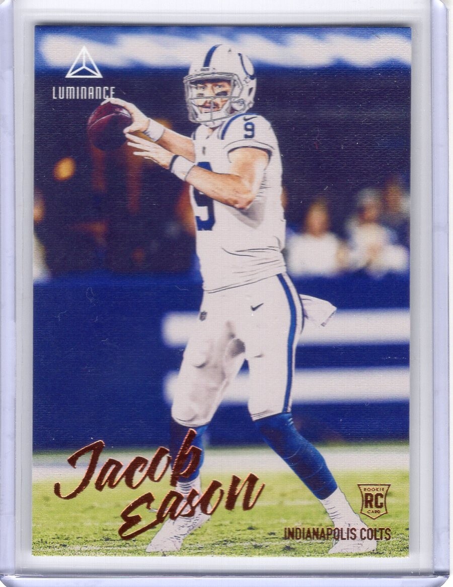 JACOB EASON 2020 Panini Chronicles LUMINANCE BRONZE ROOKIE CARD #208 ...