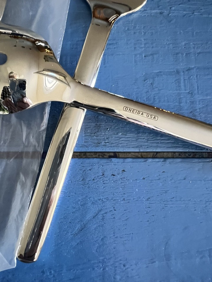 ONEIDA LTD 18/10 Stainless Flatware VECTRA 3 Piece Hostess Set NIB | eBay