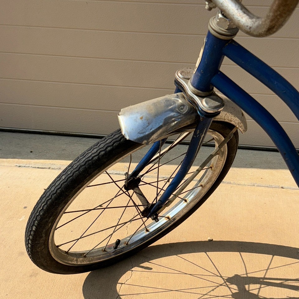 Western Flyer Huffy Bike Muscle Bike Blue White Huffy Banana Seat | eBay