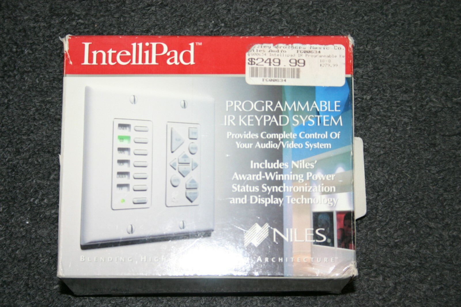 NILES INTELLIPAD, PROGRAMMABLE IR KEYPAD SYSTEM | eBay