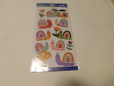 Sticko themed stickers Snail Flat stickers 10 pieces | eBay