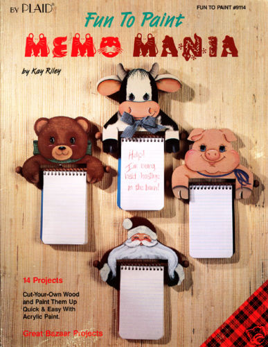 Craft Books: #995 Fun To Paint Memo Mania Painting Book | eBay Australia