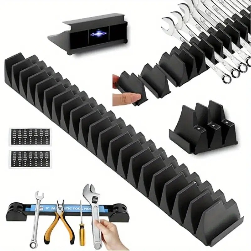 46-80X Magnetic Modular Wrench Organizer Compact Tool Storage Slots ...
