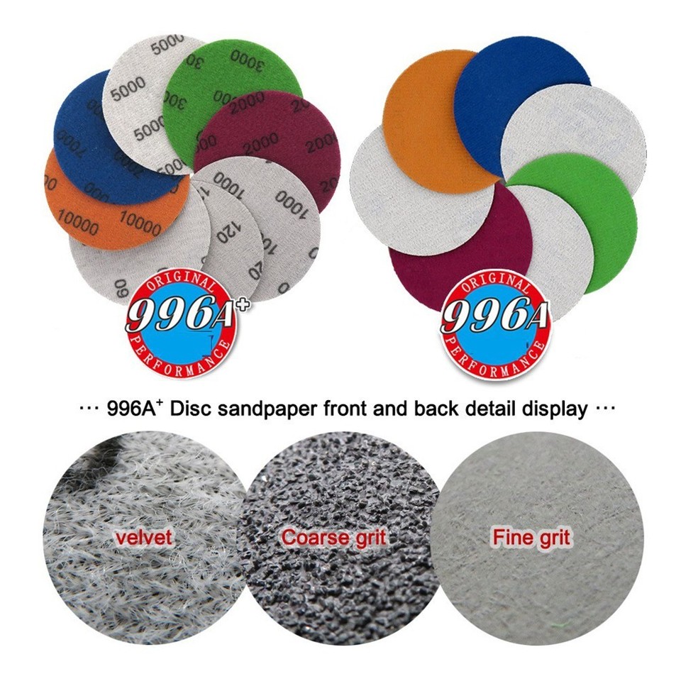 Sanding Discs Polishing Sand Paper Sanding Discs Wet/Dry Sanding 10PCS ...