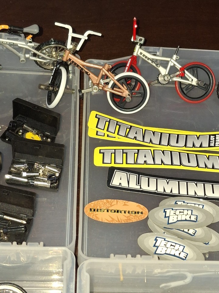 Vintage Flick Trick BMX (Tech Deck) Finger Trick Bikes and Parts Large ...