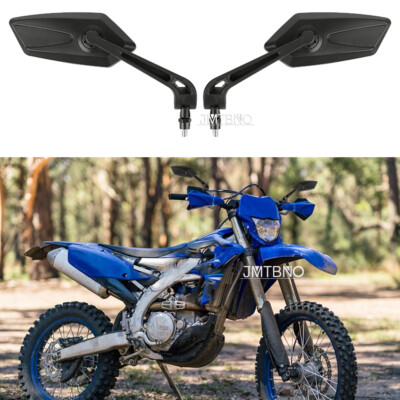 2PCS For Yamaha WR250 450 WR400 WR450F Black Motorcycle Rearview Side ...