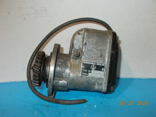 FAIRBANKS MORSE TYPE FM X 1B7E SINGLE CYLINDER MAGNETO with GEAR DRIVE ...