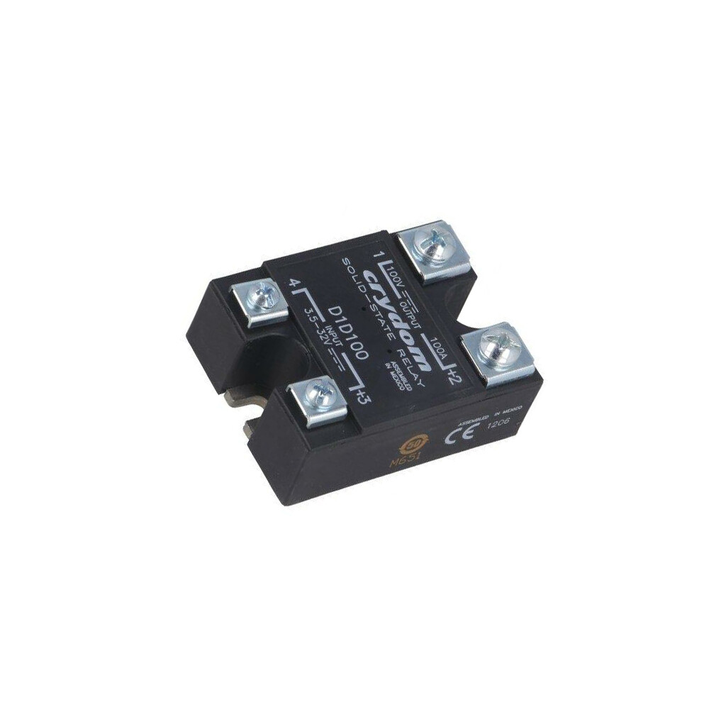 D1D100 Relais: Halbleiter USteuer: 3,5-32VDC 100A 1-100VDC Serie: 1-DC ...