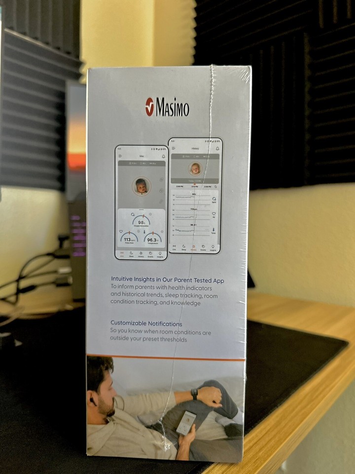 Masimo Stork Vitals - Smart Home Baby Monitoring System - Continuous ...