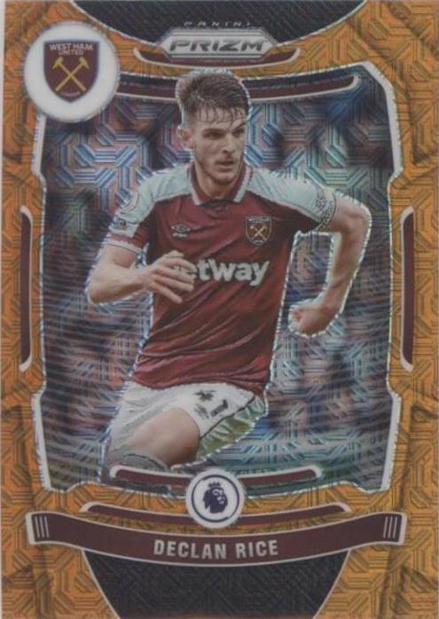 2021-22 Panini Prizm Premier League - Declan Rice #237 Orange Mojo ...