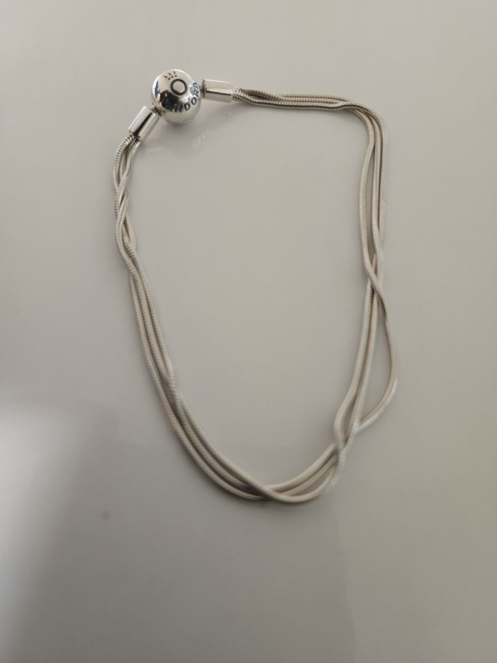 AUTHENTIC PANDORA MOMENTS MULTI SNAKE CHAIN BRACELET #599338C00-20 US ...
