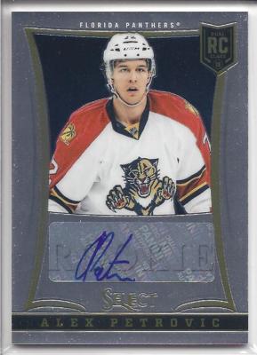 ALEX PETROVIC 2013-14 Select AUTOGRAPH Rookie Card AUTO RC x/399 #246 ...