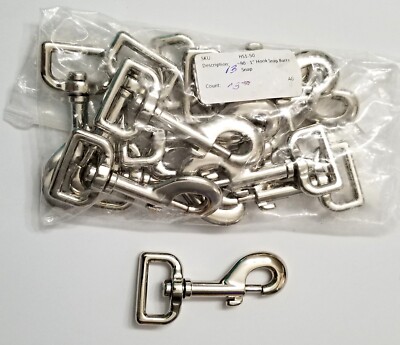 13 - 1 Inch Heavy Swivel Snap Barrel Hooks | eBay