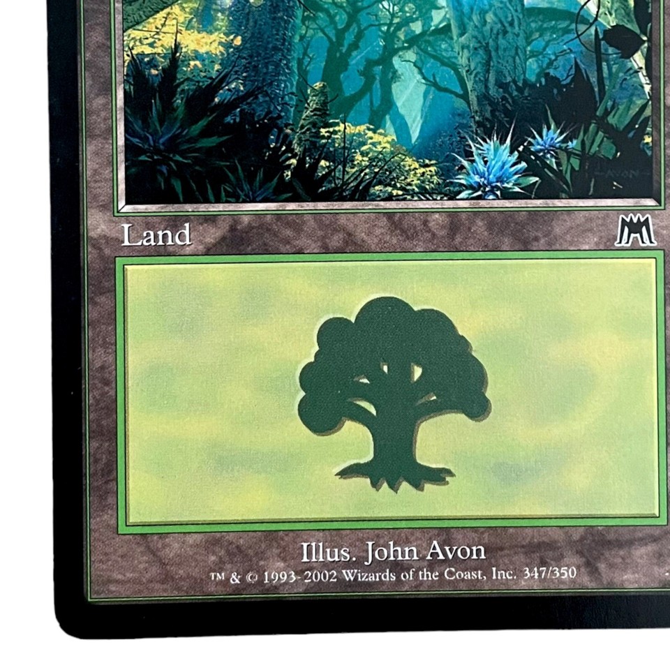 Forest 347 - Onslaught - Magic The Gathering MTG - Land - Lightly ...