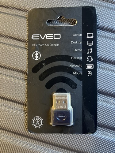 EVEO Bluetooth 5.0 Dongle Adapter for Windows PC Stereo Headset ...