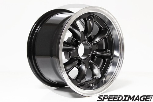 ROTA RB WHEELS HYPER BLACK W/ POLISH LIP 13X8 +4 4X114.3 COROLLA AE86 ...