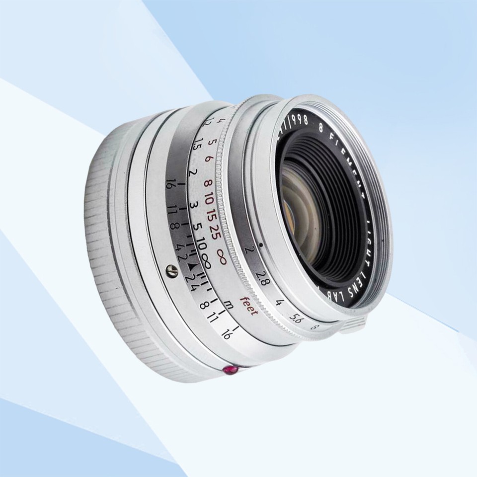 Light lens lab Lens 35mm F2 Silver For Leica Summicron M Eight Element ...