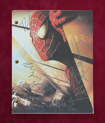 Spider Man Complete Movie Script With Reproduction Signatures | eBay
