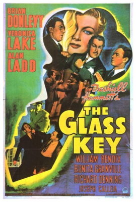 71930 Glass Key Movie Brian Donlevy, Veronica Lake Wall 24x18 POSTER ...