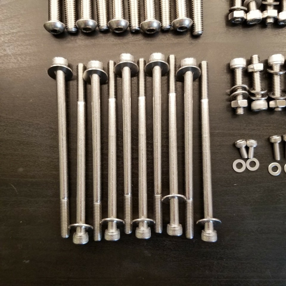 FAST 90/92mm Stainless COMPLETE Intake Manifold Hardware LS1/LS2/LS6 ...