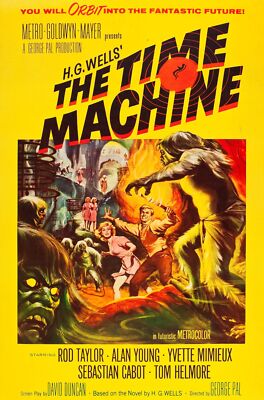 3221.H.G.Wells The Time Machine Horror movie film POSTER.Room Home art ...