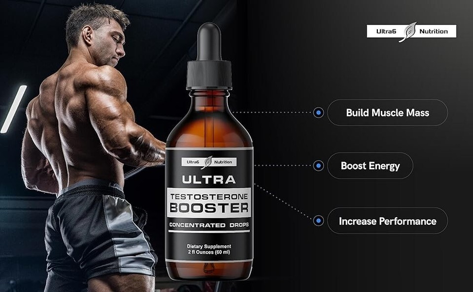 Ultra6 Nutrition Testosterone Booster Liquid Men Women Endurance Fast ...