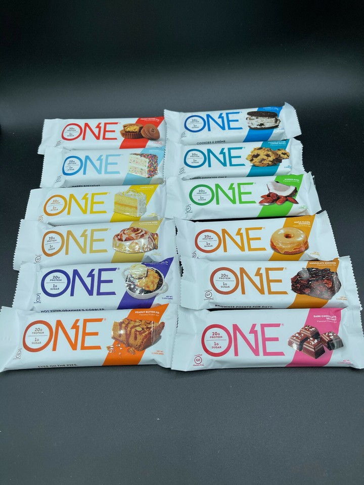 45 ASSORTED FLAVOR - One 1 Brand ONE 20g Protein Bar GF1g Sugar | eBay