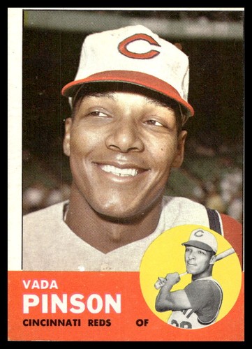 1963 Topps #265 Vada Pinson Cincinnati Reds NR-MINT | eBay