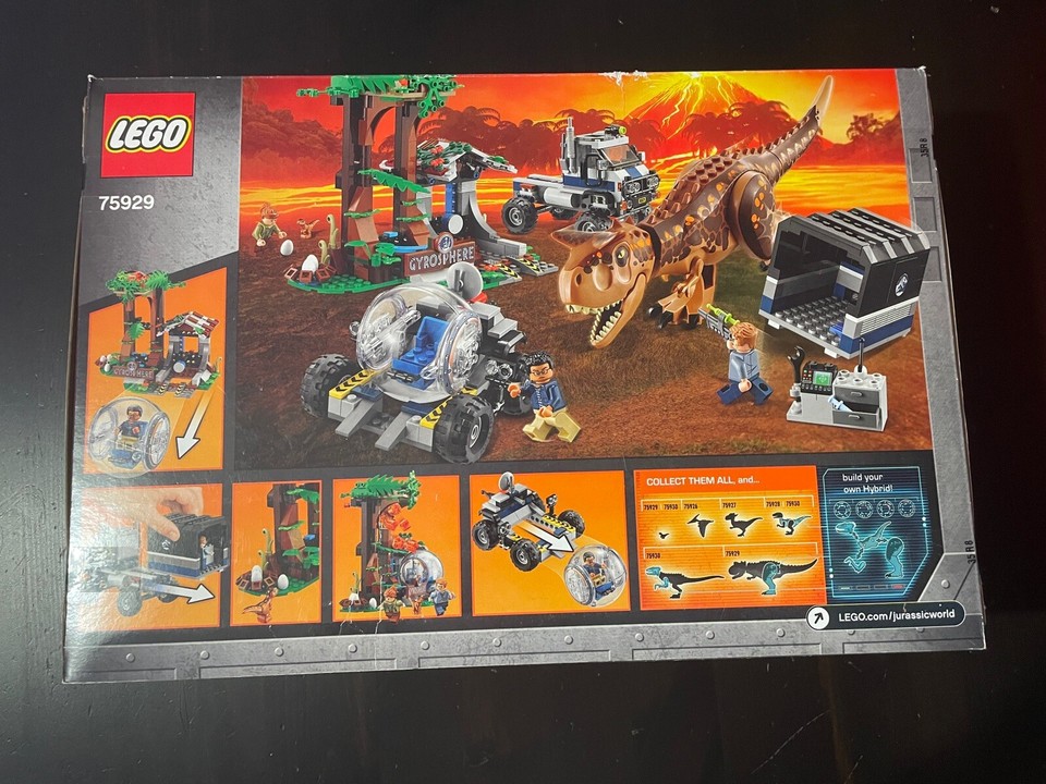 LEGO Jurassic World: Carnotaurus Gyrosphere Escape (75929) 673419281836 ...