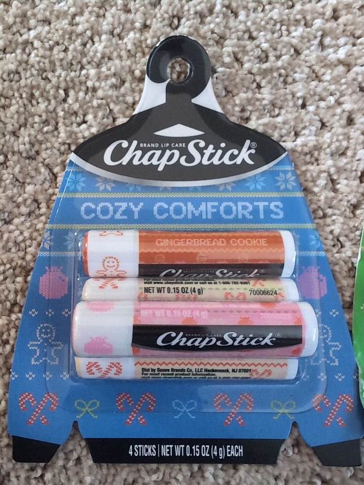 Chapstick Cozy Comforts Sips & Snuggles Lot Of 8 Sticks Candy cane ...