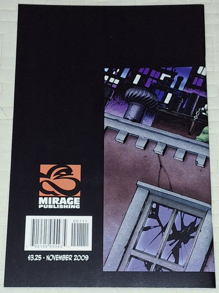 2009 MIRAGE TEENAGE MUTANT NINJA TURTLES #1 ERIC TALBOT SIGNED COLOR ...