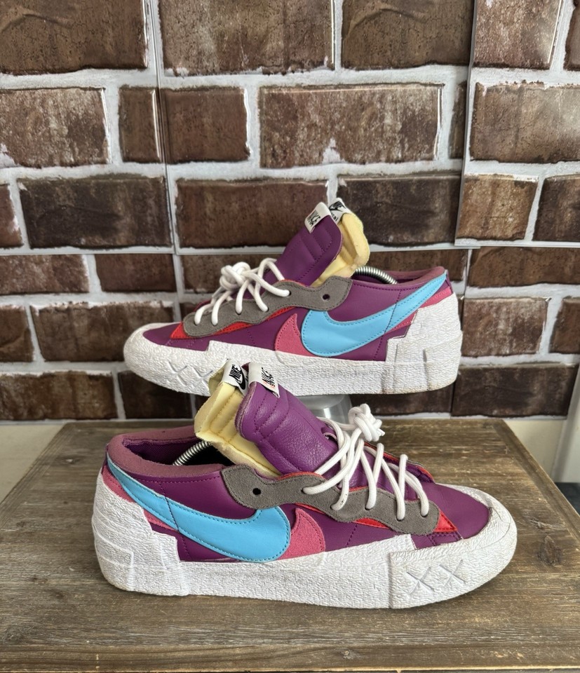 Nike Blazer Low Sacai KAWS Size 11.5 Purple Dusk Lagoon Pulse DM7901 ...