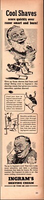 1940 Vintage ad Ingram's Shaving Cream retro Art Cartoons cosmetic 03 ...