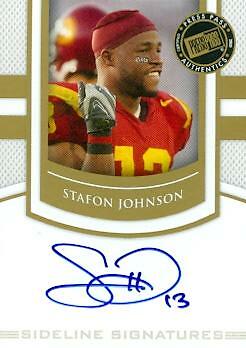 Stafon Johnson autographed Football Card (USC) 2010 Press Pass Rookie # ...