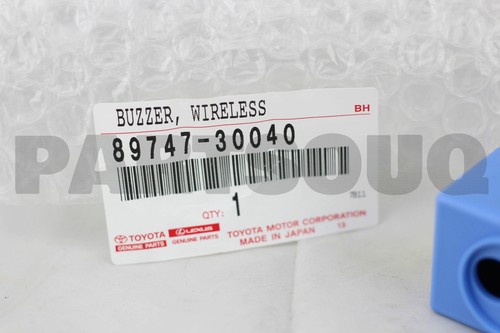 8974730040 Genuine Toyota BUZZER, POWER BACK DOOR WARNING 89747-30040 ...