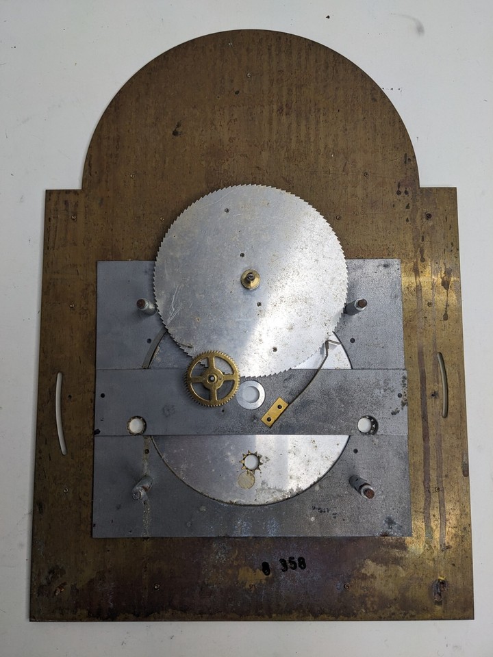 Vintage Colonial Grandfather Clock Dial Face All Gold Look Style | eBay