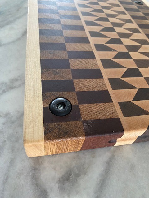 Cutting Board Large End Grain Walnut Cherry Maple | eBay
