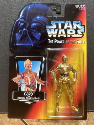 Star Wars The Power of the Force C-3PO With Realistic Metalized Body ...