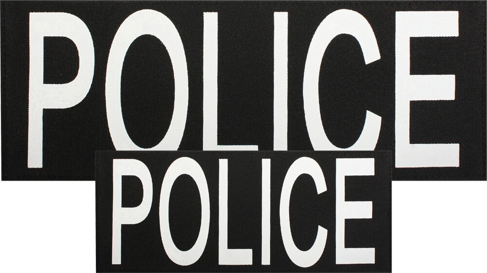 Officer, Security, Swat, Police Patch Sets Hook Back - Small & Large ...