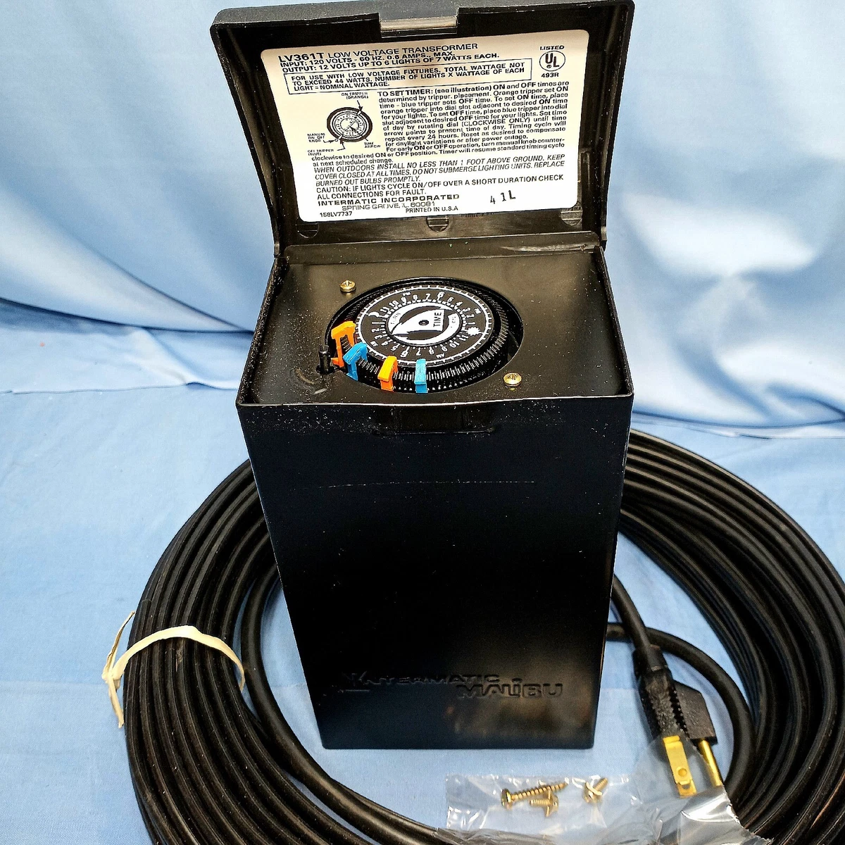 Malibu Intermatic Low Voltage Landscape Lighting Transformer Lv361t ...
