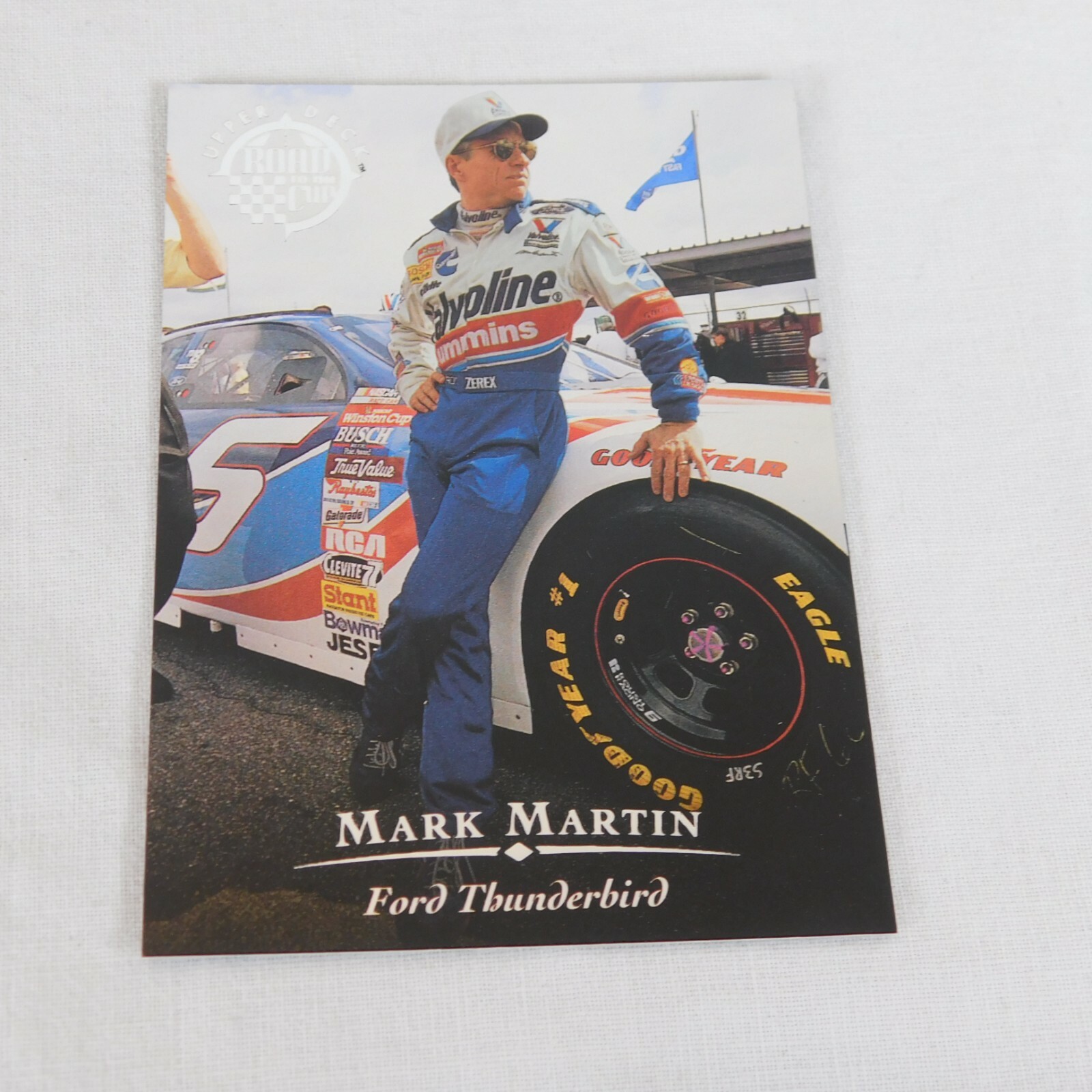 1996 Upper Deck Road To The Cup Card Mark Martin RC3 VTG Hologram ...