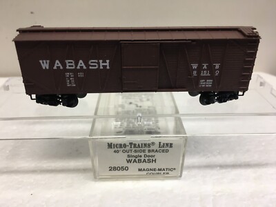 N Scale Kadee Micro Trains MTL 28050 Wabash WAB 81510 Box Car | eBay