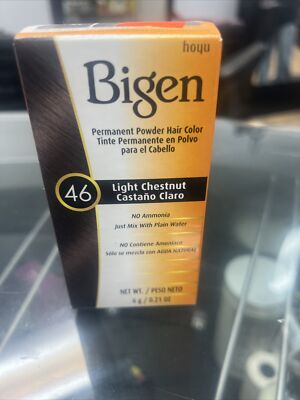 Bigen Permanent Powder Hair Color - 46 Light Chestnut | eBay