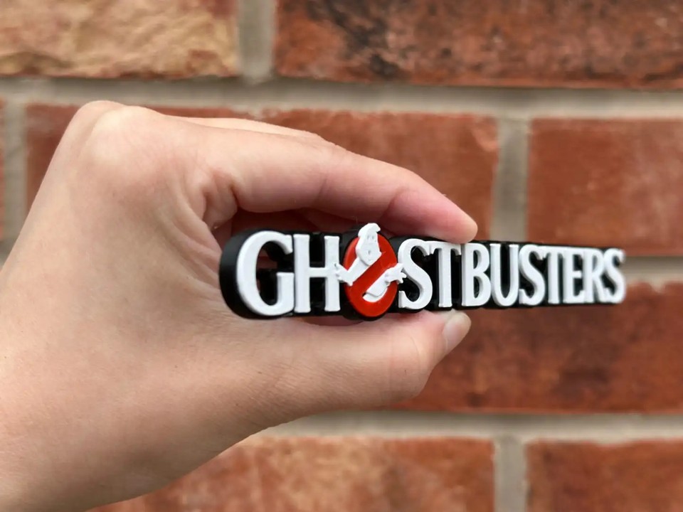 Ghostbusters Logo Emblem 3D Printed Movie Prop Sign Wall Art Decor ...